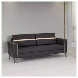JVmoebel Sofa Arbeitszimmer Sofa Couch 3 Sitzer Polster Stoff Textil Möbel Designer