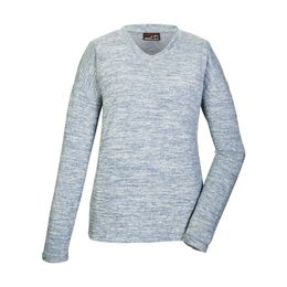 G.I.G.A. by Killtec G.I.G.A. DX BY KILLTEC Longpullover »GW 45 WMN PLLVR« graublau 44 44 Damen Pullover mit V-Ausschnitt
