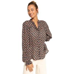 Billabong Blusenshirt »By Night« Off Black XS XS Stoff: Verknitterter Viskose-Stoff