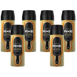 AXE Deo-Set AXE Bodyspray Gold Caramel Billionaire Limited Edition 6x150ml Deo