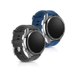 kwmobile Uhrenarmband 2x Sportarmband für Huawei Watch GT (46mm)