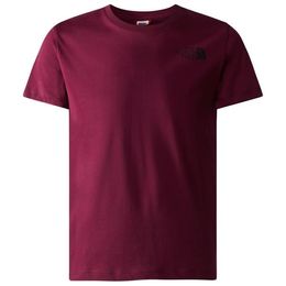The North Face - Kid's Teen S/S Simple Dome Tee - T-Shirt Gr XS rot