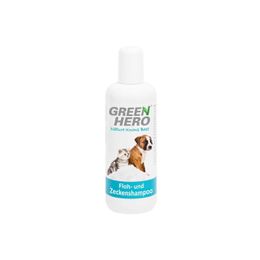 GreenHero Tiershampoo Floh- und Zeckenshampoo für Hund & Katze