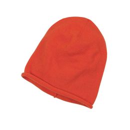 Alba Moda Mütze aus reinem Kaschmir, orange, Gr. One Size