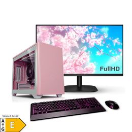 Weinhaus Markus Kiebel PC Set mit 23.8 Zoll TFT Zindarella AMD Ryzen 5 4600G, 16GB DDR4, AMD Vega Grafik, 1TB SSD