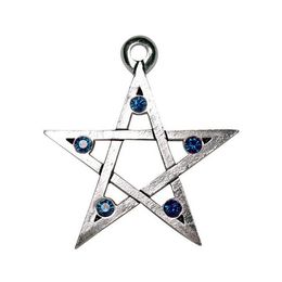 Adelia´s Adelia´s Amulett Anhänger Magische Pentagramme Talisman, Offenes Pentagramm - Für allgemeinen magischen Gebrauch, silberfarben