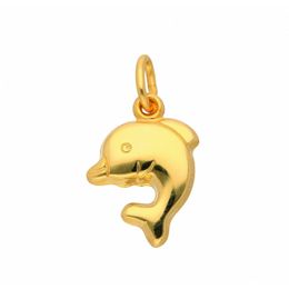 Adelia´s Adelia´s Kette mit Anhänger 333 Gold Anhänger Delphin, Schmuckset - Set mit Halskette, goldfarben