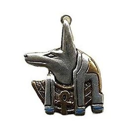 Adelia´s Adelia´s Amulett Anhänger Juwel des Atum Ra Talisman, Anubis - Für Führung auf der Lebensreise, silberfarben
