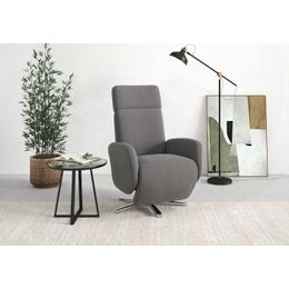 Sit & More sit&more TV-Sessel Grenoble, wahlweise mit 2 Motoren und Akku und Aufstehhilfe, grau