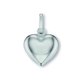 ONE ELEMENT Kette mit Anhänger Herz Herz Anhänger aus 925 Silber, Schmuckset - Set mit verstellbarer Halskette, silberfarben