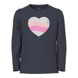 name it - Langarmshirt NMFNIPASTAR HEART in india ink, Gr.110