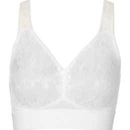 w&auml;schepur Damen Komfort-BH ohne B&uuml;gel wei&szlig;, Gr&ouml;&szlig;e 110C