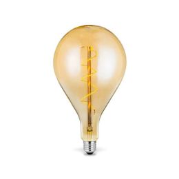 LUCANDE LED-Lampe E27 A160 4W 2.700K dimmbar amber