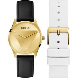 Quarzuhr Guess "GW0642L1" Armbanduhren schwarz Damen Quarzuhren