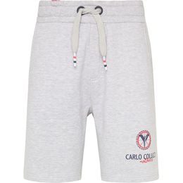 Carlo Colucci Hose 'Contarino' Herren Gr&ouml;&szlig;e 38 navy / grau / rot