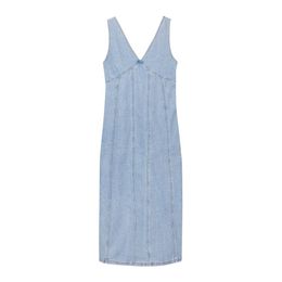 Pull&Bear Pull&Bear Kleid Damen Größe 36 blue denim Winterkleid