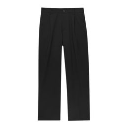 Pull&Bear Pull&bear Pleat-Front Pants male Black size M