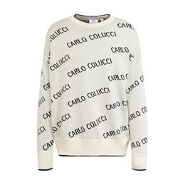Carlo Colucci Pullover Herren Gr&ouml;&szlig;e L schwarz / wei&szlig;