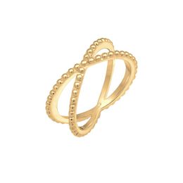 Elli Ring Kugel, Wickelring Damen Gr&ouml;&szlig;e 56 gold