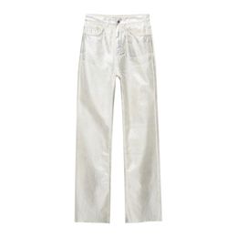 Pull&Bear Pull&bear Pants female Silver size 34