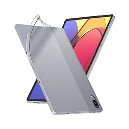 Wigento Tablet-Hülle Für Lenovo Tab P11 Pro 2. Gen 11.2 Zoll Transparent Tablet Tasche Hülle Case TPU Silikon dünn