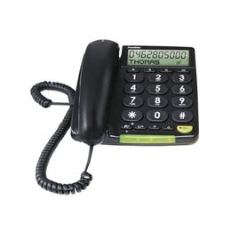 Doro PhoneEasy 312cs schwarz schnurgebundenes Festnetztelefon