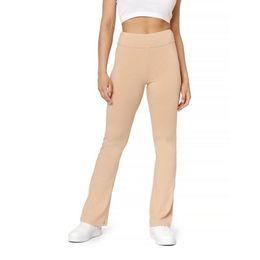 Bellivalini Leggings Damen Yogahose Jogginghose Flare Hose BLV50-277 (1-tlg) mit ausgestelltem Bein