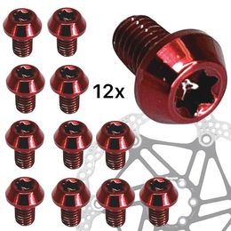 Fantic26 Scheibenbremse Titan M5x8 Torx Disc SL Schrauben (12er Set) Rot