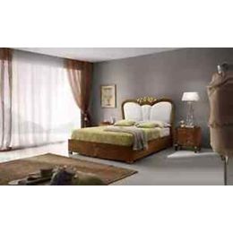 JVmoebel Schlafzimmer-Set Luxus Schlafzimmer Set Bett + 2x Nachttische Italienische Möbel 3tlg., (3-St., Bett + 2x Nachttische)