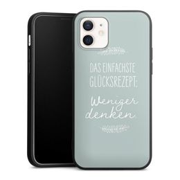 DeinDesign Handyhülle Das einfachste Glücksrezept, Apple iPhone 12 Pro Silikon Hülle Premium Case Handy Schutzhülle