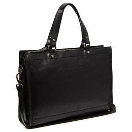 The Chesterfield Brand Stockholm Schultertasche Leder 40 cm Laptopfach black