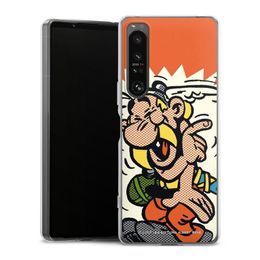 DeinDesign Handyhülle Asterix Vintage Kindheit Astérix Vintage, Sony Xperia 1 IV Silikon Hülle Bumper Case Handy Schutzhülle, weiß