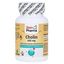 ZeinPharma Cholin Kapseln hoch bioverfügbare Cholin Bitartrate 60 St