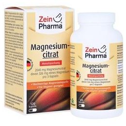 ZeinPharma Magnesiumcitrat Kapseln Magnesium hochdosiert 120 St