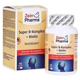 ZeinPharma Vitamin B Komplex Kapseln hochdosiert + Biotin 90 St