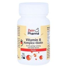 ZeinPharma Vitamin B Komplex Kapseln hochdosiert mit Biotin 90 St