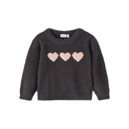 name it - Pullover NMFNEFINE HEART in india ink, Gr.104