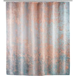 Anti-Schimmel Duschvorhang Agate, Textil (Polyester), 180 x 200 cm, wasserabweisend, waschbar, Mehrfarbig, Polyester mehrfarbig - mehrfarbig - Wenko