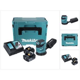 Makita Exzenterschleifer DBO 180 RTJ Akku Exzenterschleifer 18 V 125 mm + 2x Akku 5