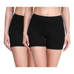 Merry Style Leggings Damen Shorts Radlerhose Hotpants MS10-283 (2-tlg) aus Viskose