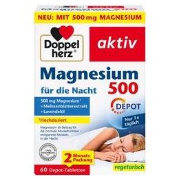 Queisser Doppelherz Magnesium 500 für die Nacht Tabletten 60 St