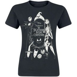 The Nightmare Before Christmas Nightmare Band T-Shirt schwarz in L