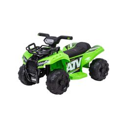 Actionbikes Motors Kinder-Elektroauto Jumpy, Kinderquad, 18 Watt, Bremsautomatik, LED-Lichter, Daumengas, Soundmodul (Grün)