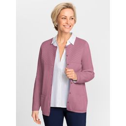 Strickjacke CLASSIC Gr. 38, rosa (altrosa) Damen Strickjacken