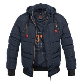 Poolman Hooded Winterjacke Harvey navy, Gr&ouml;&szlig;e S