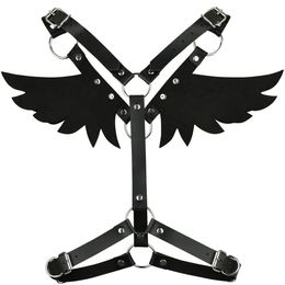 Banned Alternative Fallen Angel Harness Harness schwarz