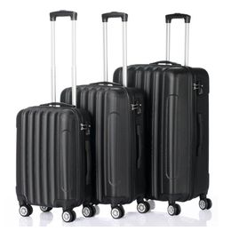 VINGLI Kofferset Trolleyset 3 in 1 tragbarer ABS Trolley Koffer Reisekoffer