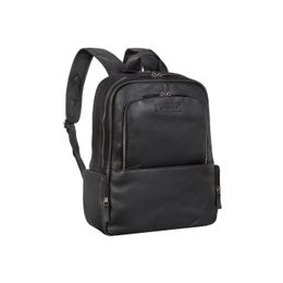 STILORD Notebook-Rucksack "Clemens" Praktischer Business Rucksack Leder