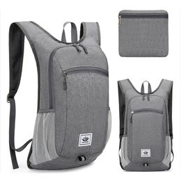 REDOM Sportrucksack Mini Sporttasche Reiserucksack Freizeitrucksack Gefaltet nur 17x18x2cm (Sport Tasche Schule Uni Rucksack Rucksäcke