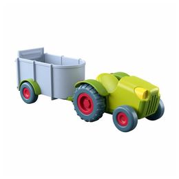 Haba Spielwelt Little Friends-Traktor mit Anhänger